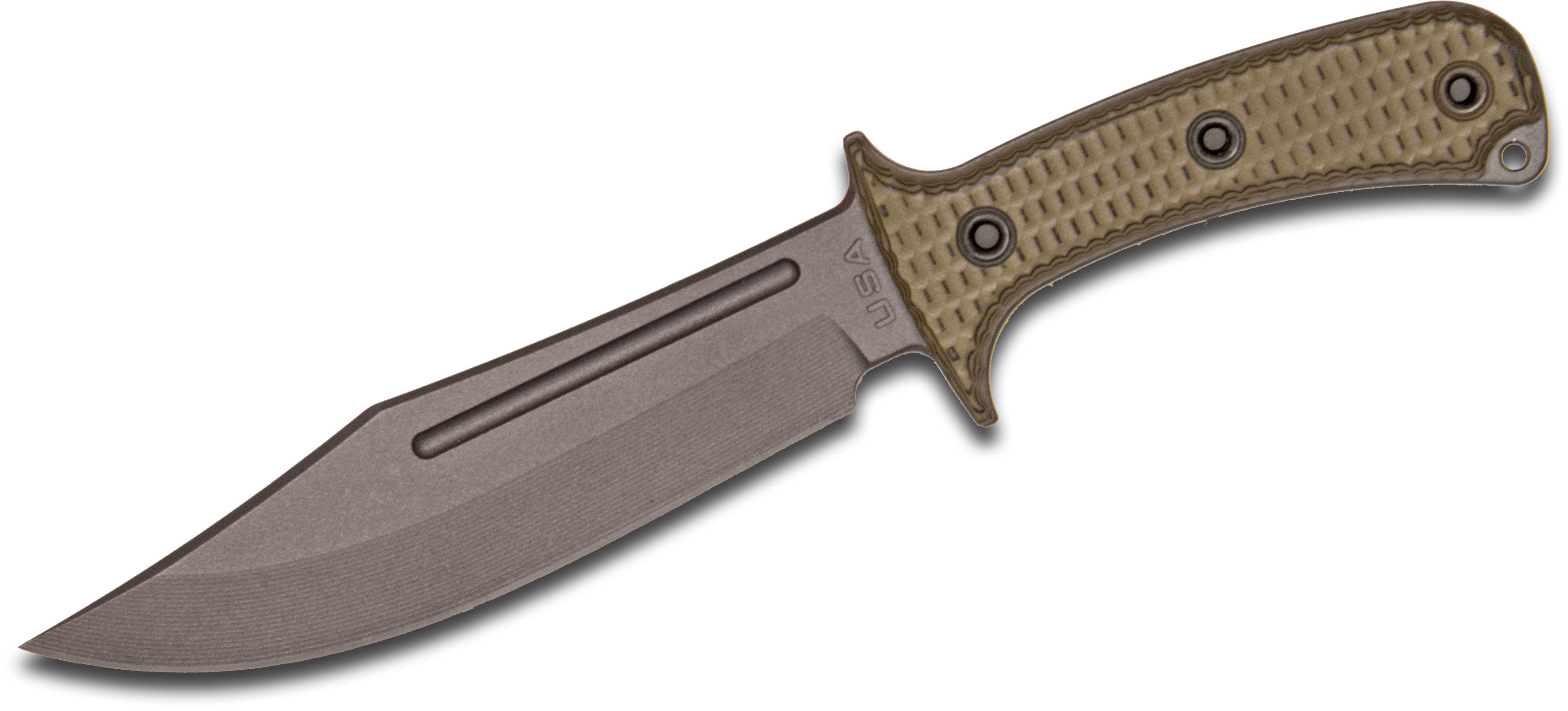RMJ Tactical Pre-Production Jungle Combat Fixed 7" Nitro-V Stainless ...