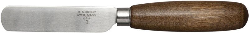 R. Murphy Round Point Shoe Knife 3-1/2" Carbon Blade, Brown Handle ...