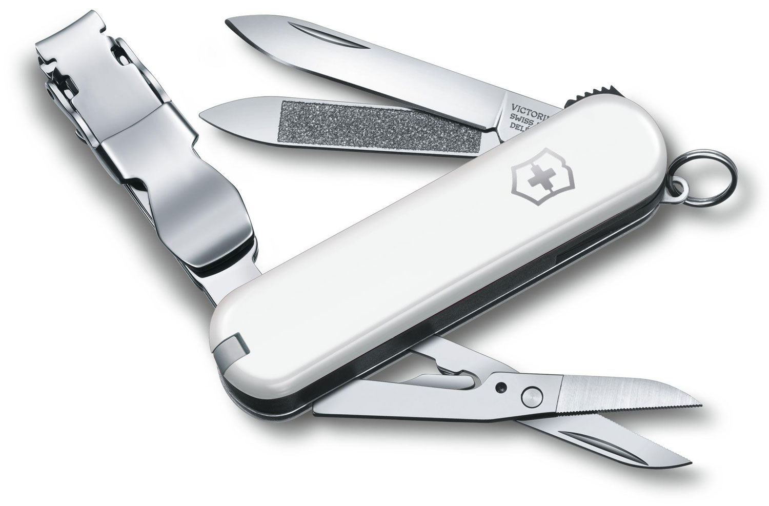 Victorinox Swiss Army NailClip 580 Multi-Tool, White, 2.5" Closed ...