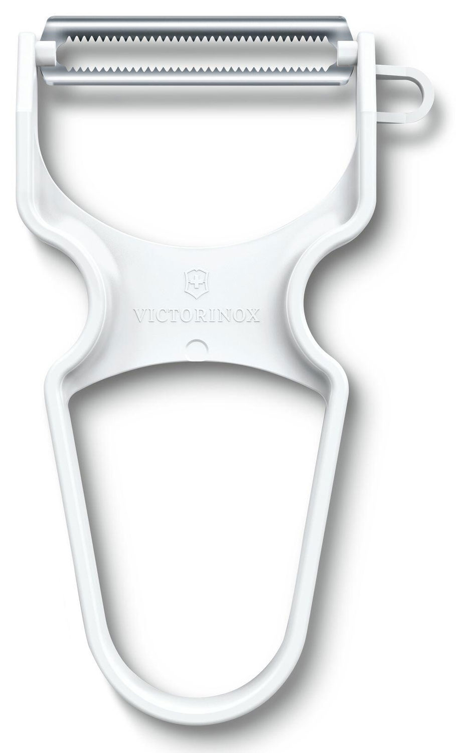 Victorinox RAPID Serrated Edge Peeler, White - KnifeCenter - 6.0933