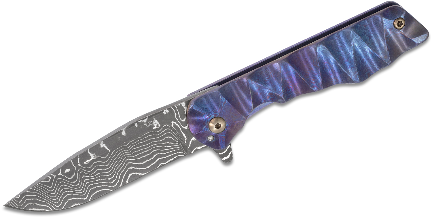 Schanz Handmade Knives Custom DPPK Flipper Knife 3.625" Schneider ...