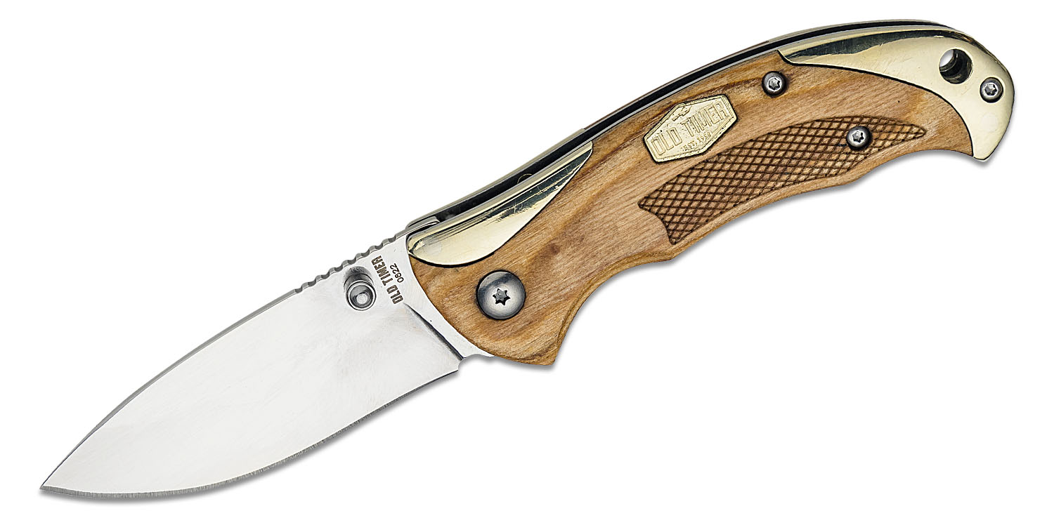 Schrade 900OT Old Timer Assisted Folding Knife 2.8" Polished Drop Point ...
