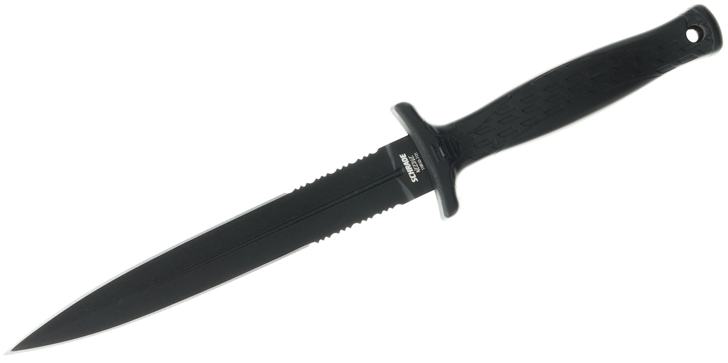 Schrade Delta Class Needle Magnum Fixed Blade Knife 6" AUS-8 Black ...