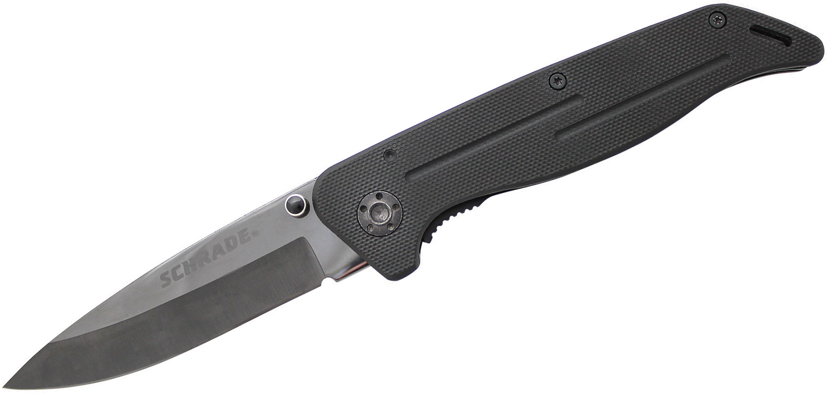 Reviews and Ratings for Schrade SCH404L Large Folding 3.2" Plain Black ...