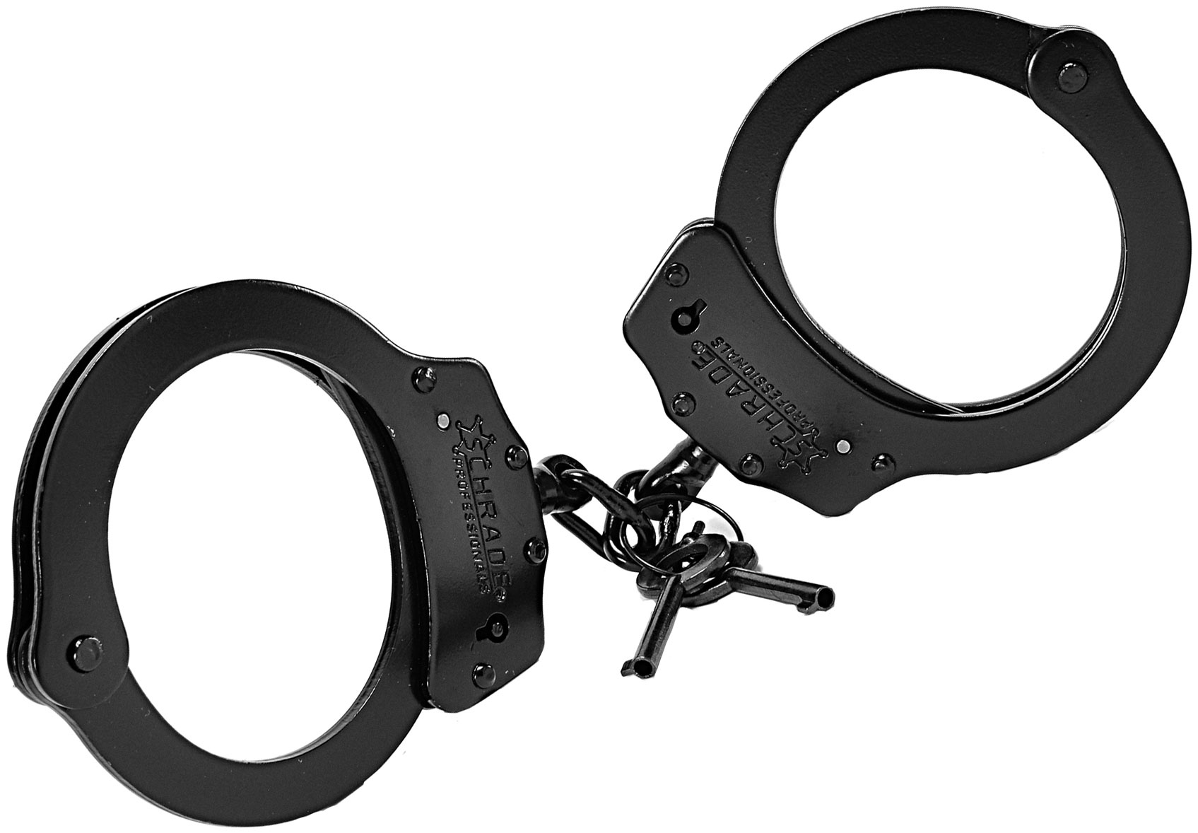 Schrade SCHCB Professionals Chain Link Handcuff Black Finish ...