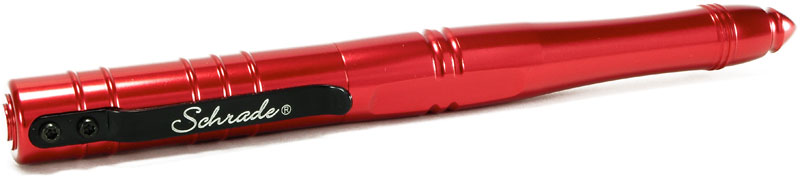 Schrade (Red) Aluminum Tactical Pen 2nd Gen - KnifeCenter - SCPEN2R ...