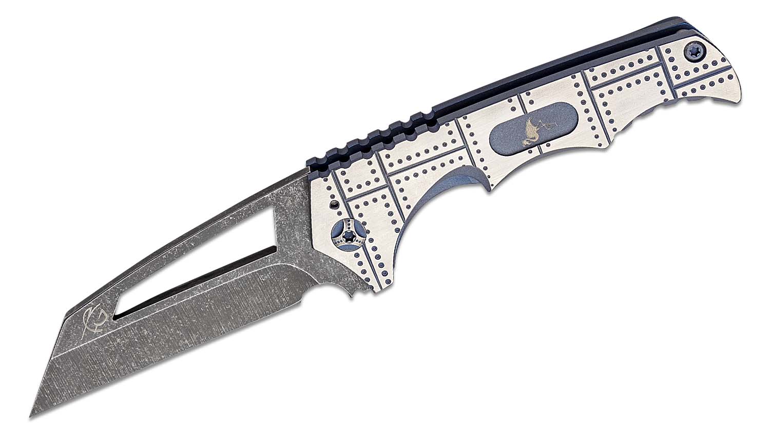 Scorpion 6 Knives Custom Forsvare Folding Knife 3.75" Nitro-V Acid ...
