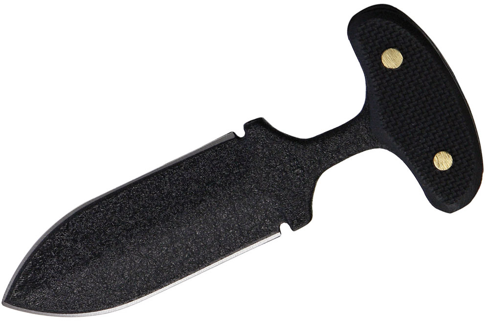 Shadow Tech 059 Push Dagger 3.5" Black Double Edge Blade, Black G10 ...