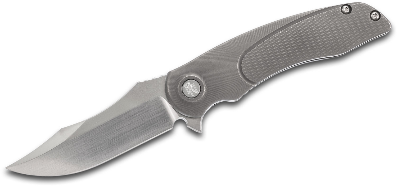 SharpByDesign Custom Cyclone Flipper Knife 3.5" CPM-S35VN Hand Rubbed ...