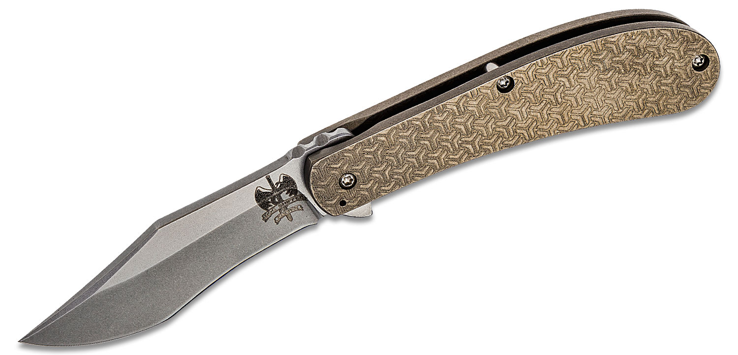 Doc Shiffer Knives Custom Barebones Backpocket Flipper Knife 3.125 ...