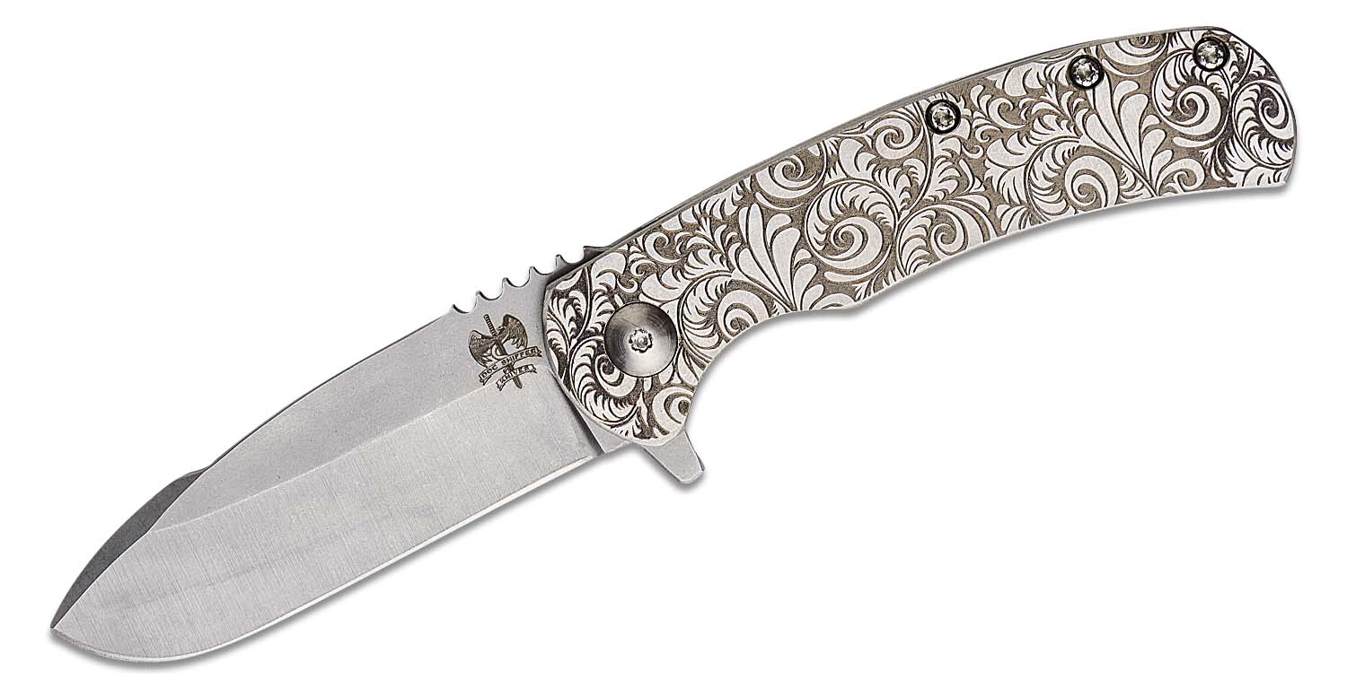 Doc Shiffer Knives Custom Designated Marksman Flipper Knife 3.25" CPM ...