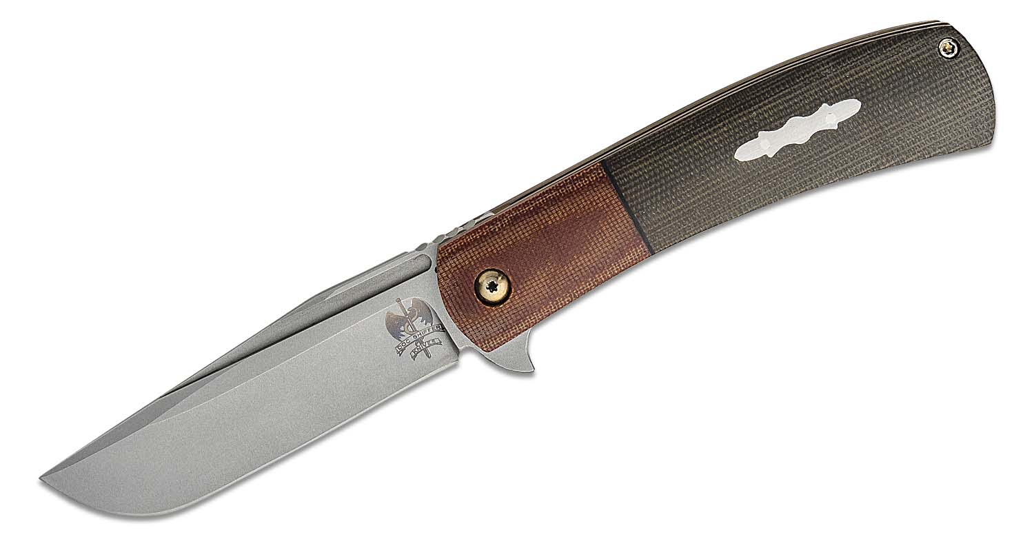 Doc Shiffer Knives Custom MK Ultra Flipper Knife 3.625" Nitro-V ...