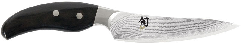 Shun Ken Onion Steak Knife 5" VG10 Damascus Blade, PakkaWood Handles ...