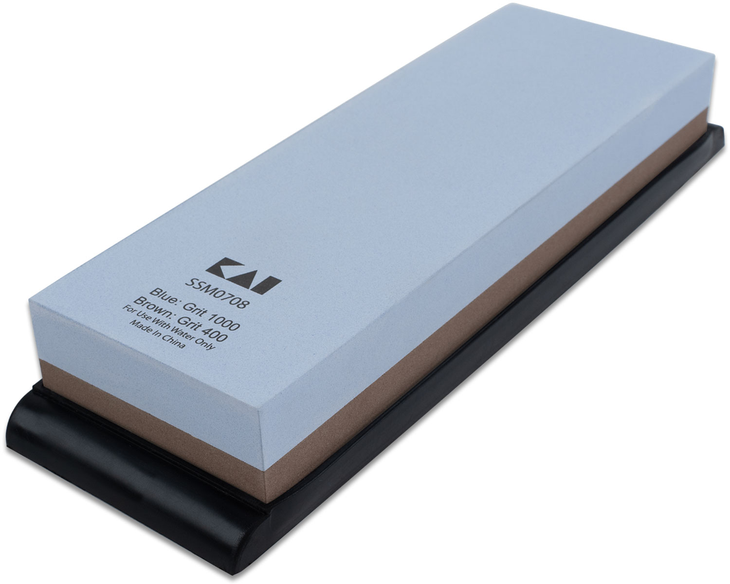 Shun 400/1000 Grit Combination Water Whetstone - KnifeCenter - SSM0708