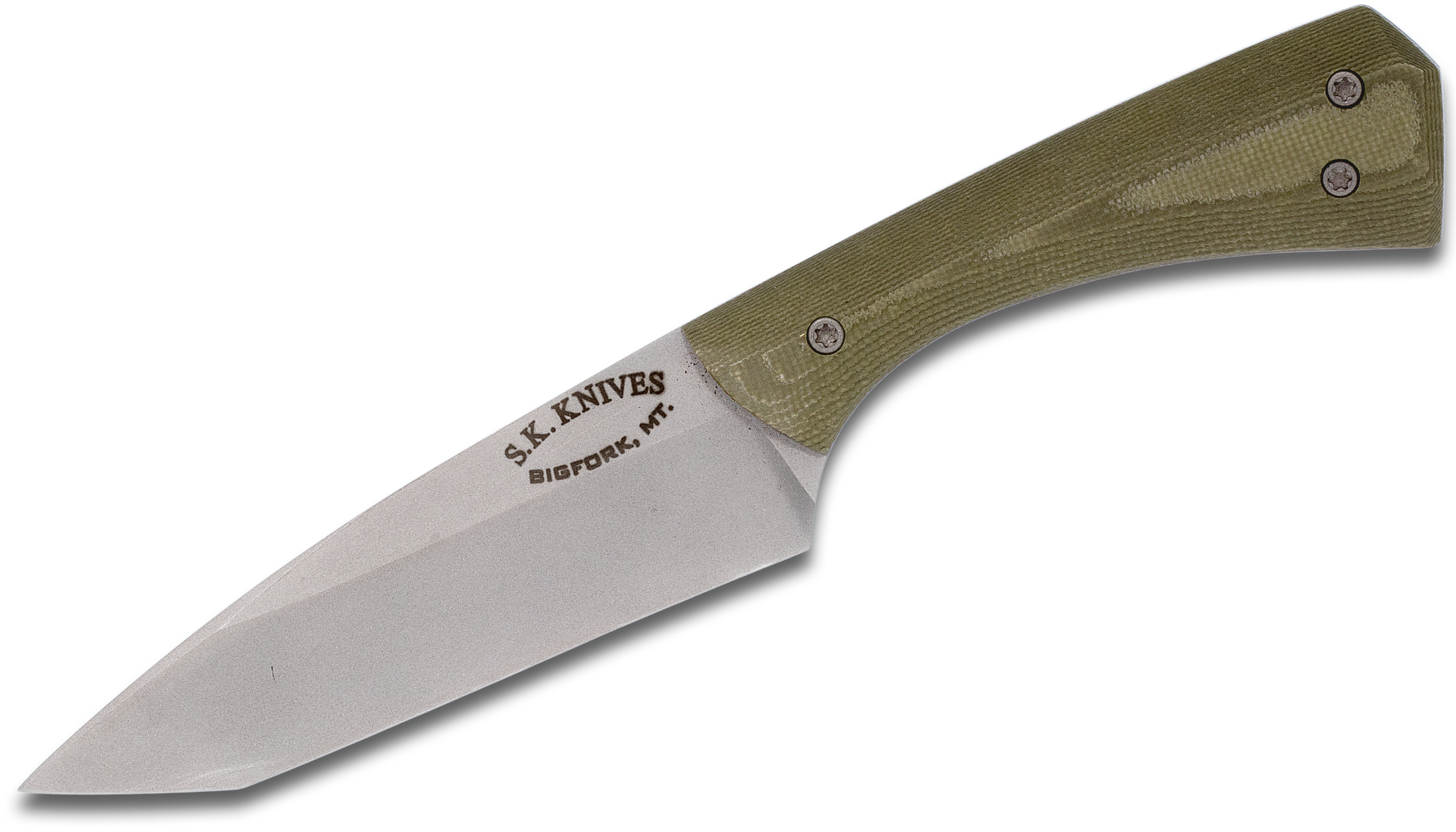 SK Knives Steven Kelly Custom Bug-Out Fixed 3.25" CPM-154 Bead Blasted ...
