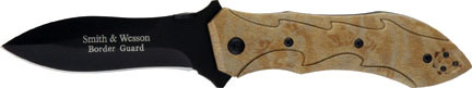 Smith & Wesson Border Guard (Medium) 3-1/2" Plain Blade, Desert Camo ...