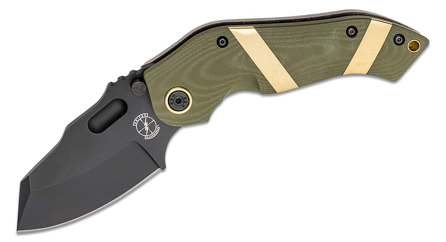 Sniper Bladeworks DMF Folding Knife 3.5" S35VN Black PVD Drop Point ...