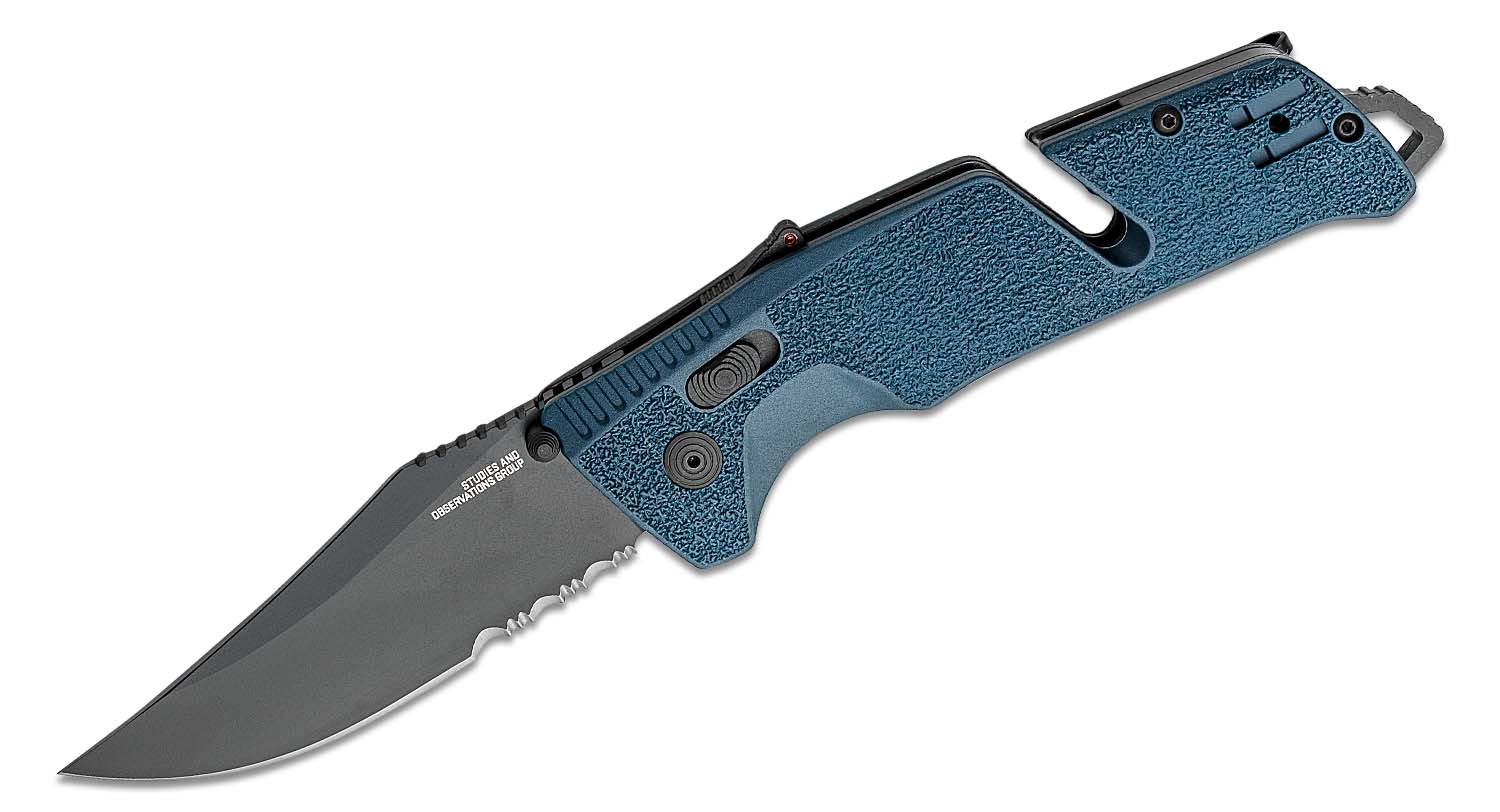 Reviews and Ratings for SOG Trident AT Uniform Blue Assisted Folding ...