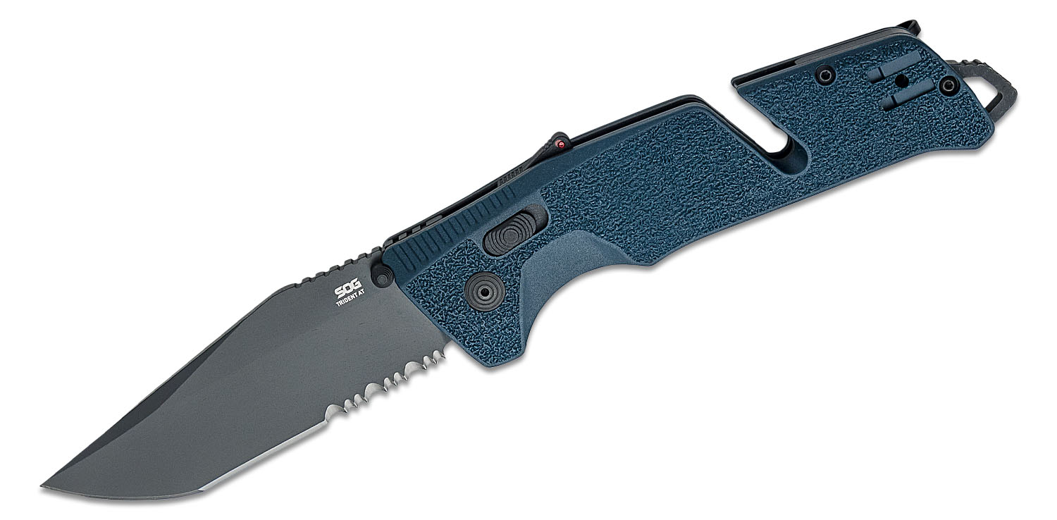 Reviews and Ratings for SOG Trident AT Uniform Blue Assisted Folding ...