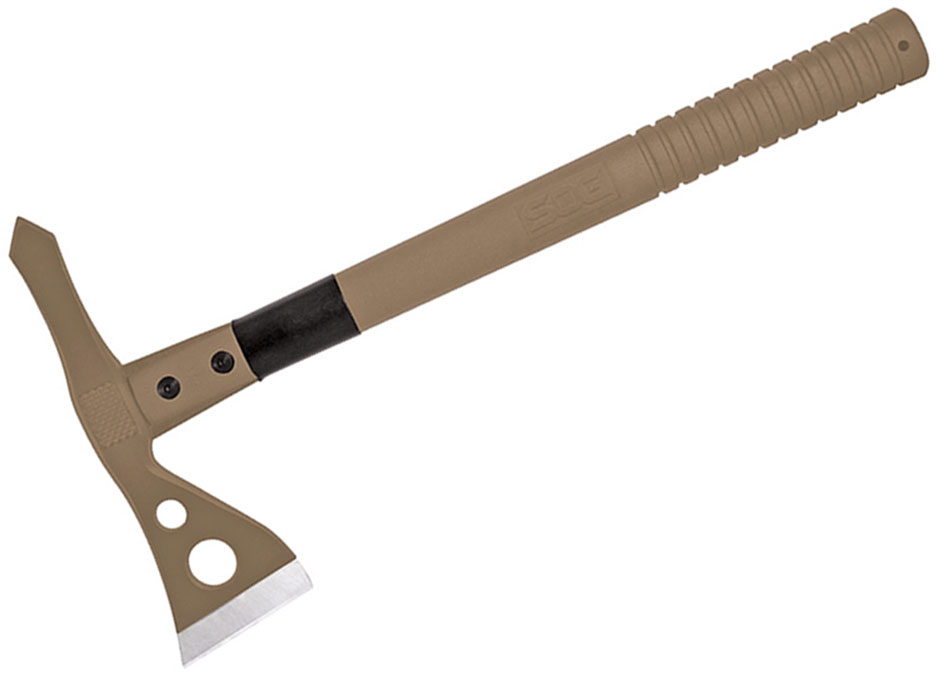 SOG F01C-N Tactical Tomahawk 15.75" Overall, Coyote Brown, Nylon Sheath ...