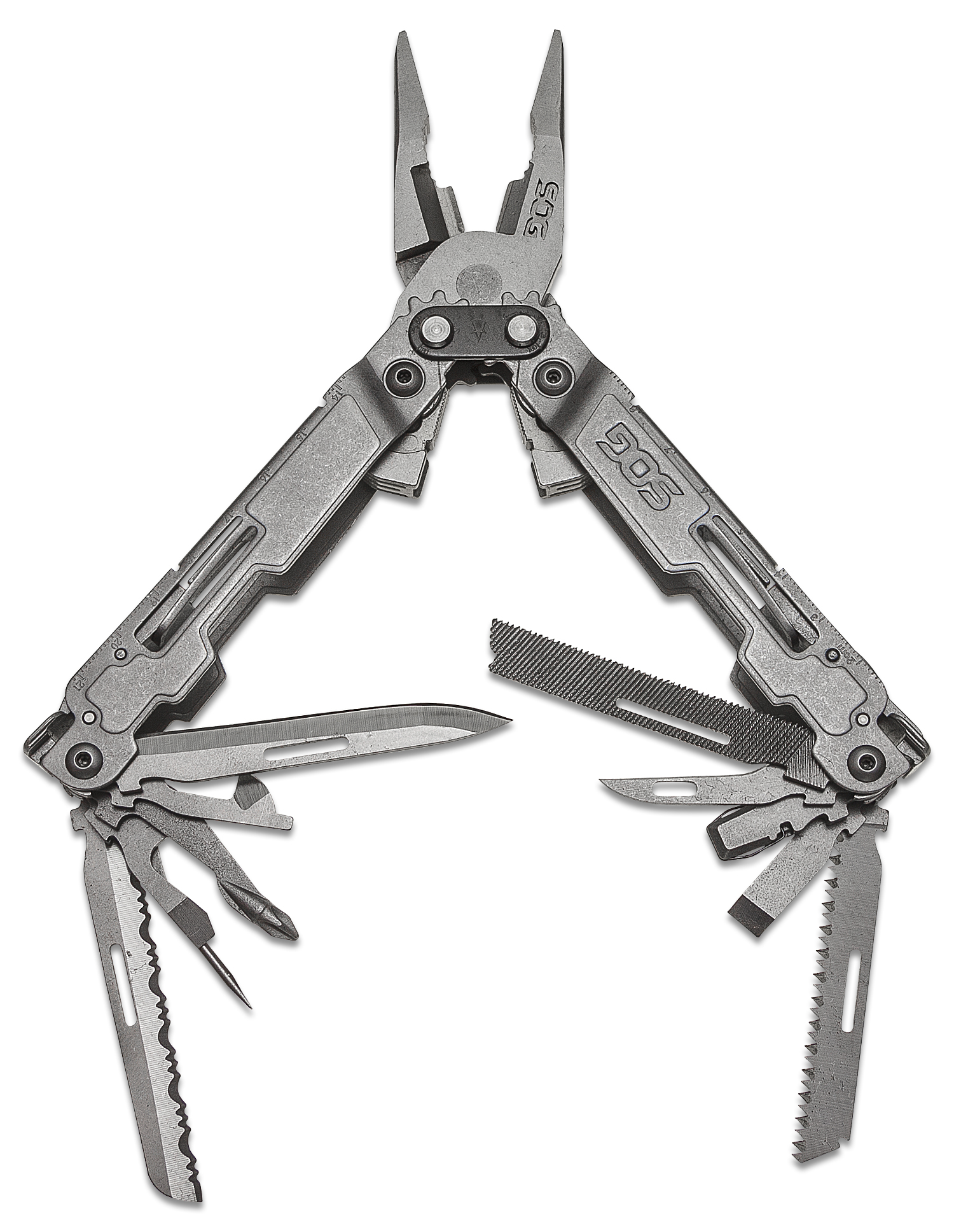 SOG PowerAccess Deluxe Multi-Tool with 21 Tools and 12-Piece Bit Kit ...