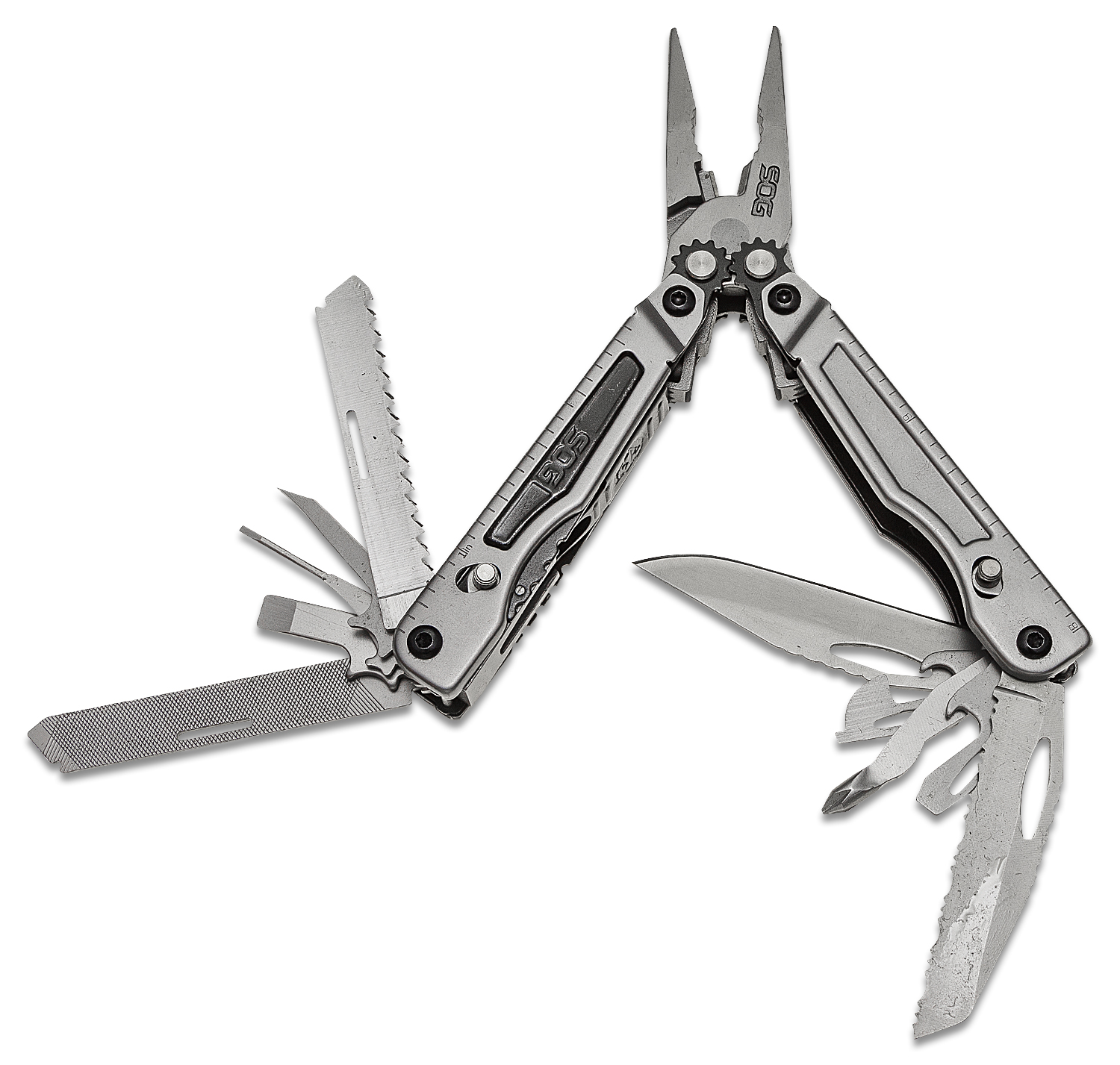 SOG PowerPlay Multi-Tool with Nylon Sheath and Extra Hex Bits ...