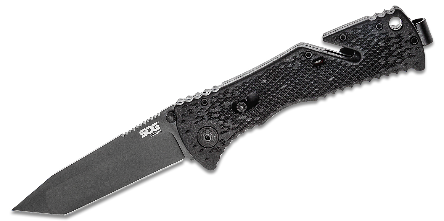 Reviews and Ratings for SOG Trident Assisted Folding Knife 3.75" Black ...