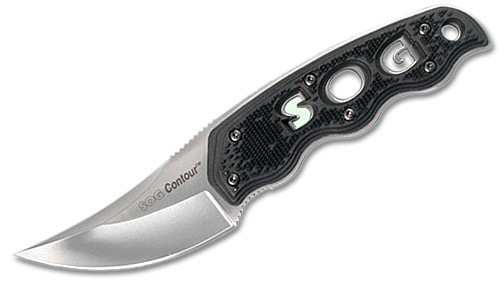 SOG Topo Contour w/ Zytel Handle & Satin Finished Plain Edge Blade ...
