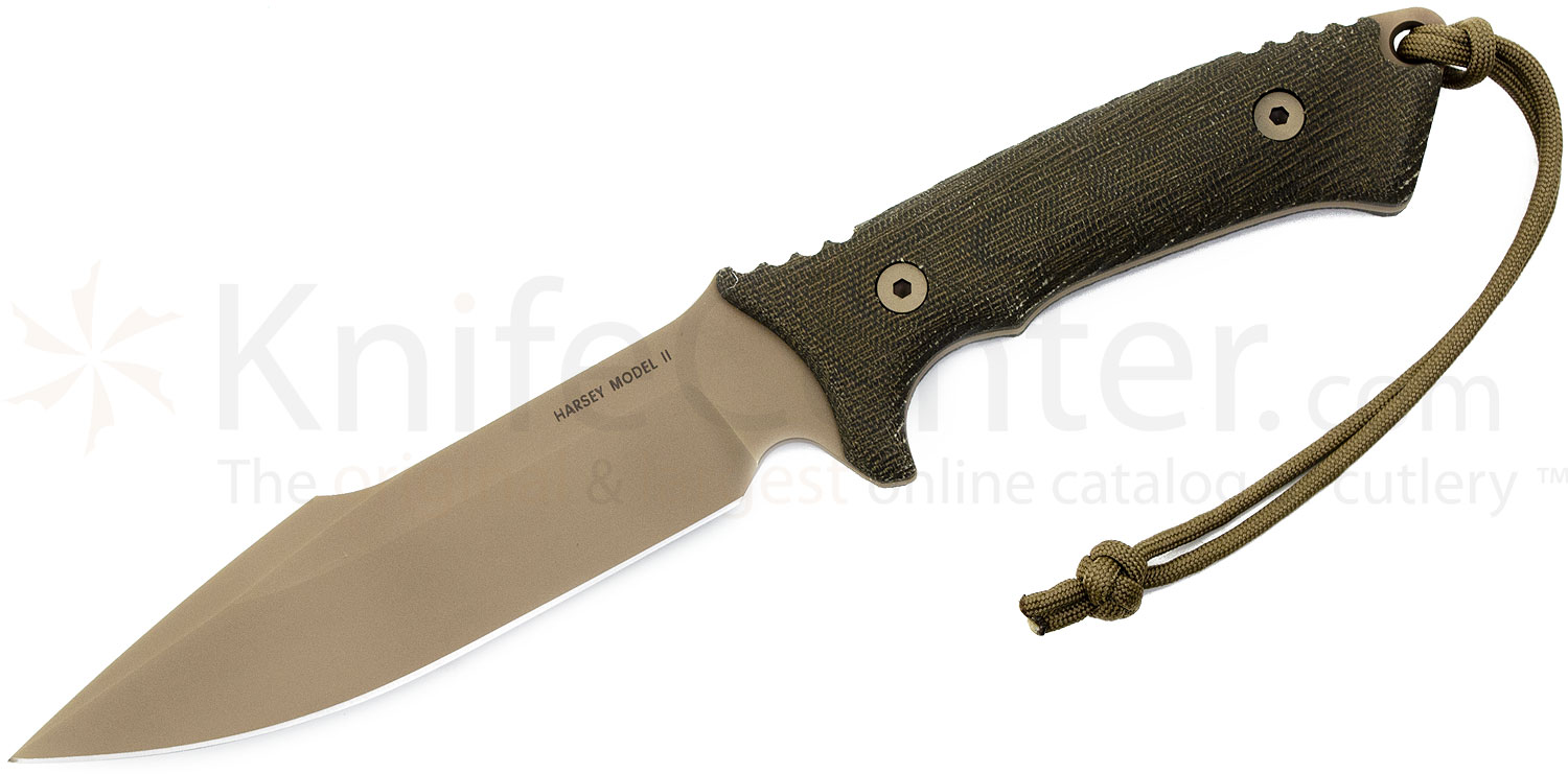Spartan Blades Harsey Model II Combat Knife 6-1/8" S35VN FDE Blade ...
