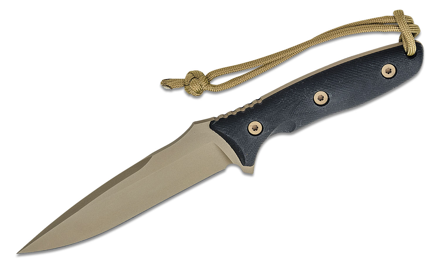 Spartan Blades Moros Fixed Blade Knife 5.25" S45VN FDE Spear Point ...