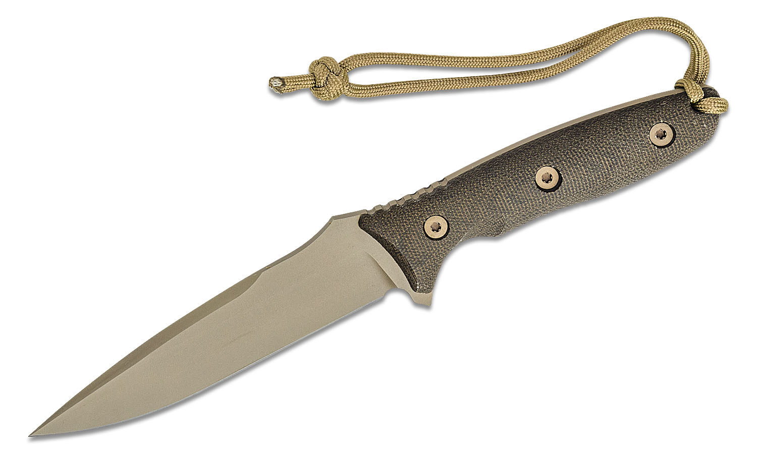 Spartan Blades Moros Fixed Blade Knife 5.25" S45VN FDE Spear Point ...