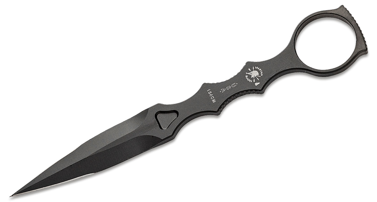 Spartan Blades CQB Close Quarters Battle Tool, 2-7/8" 154CM Black ...