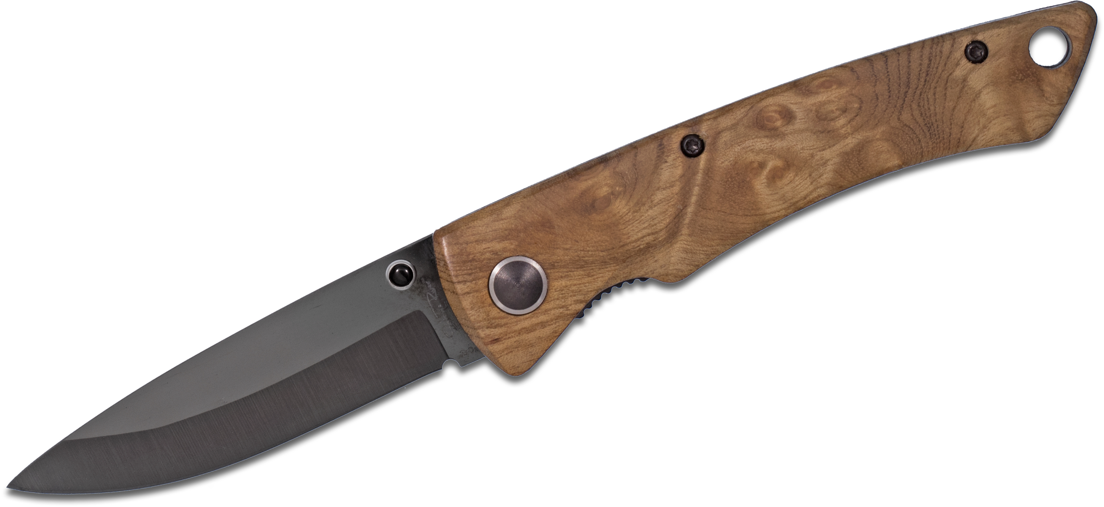Stone River Gear Folding Knife 2.625" Black Ceramic Blade, Desert ...