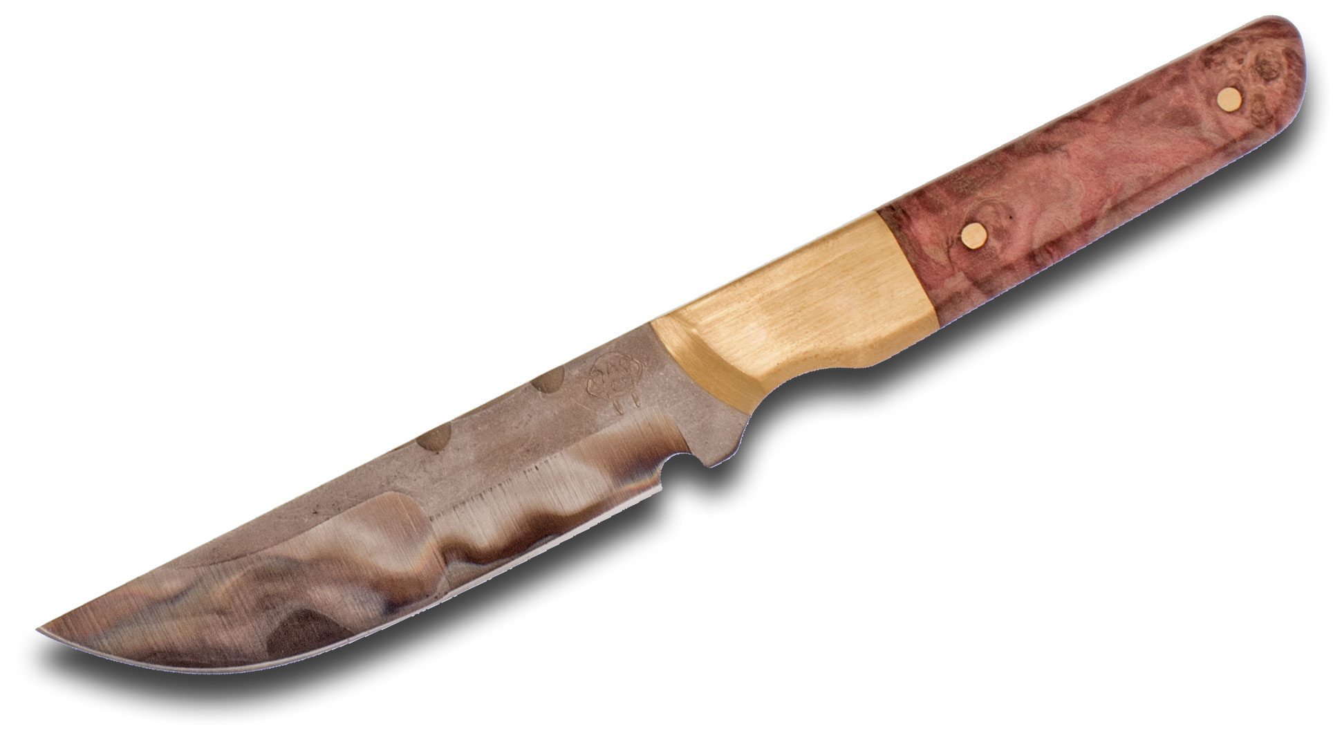 Stray Cat Knives Custom Straight Back Fixed 4.375" S30V Compound Blade ...