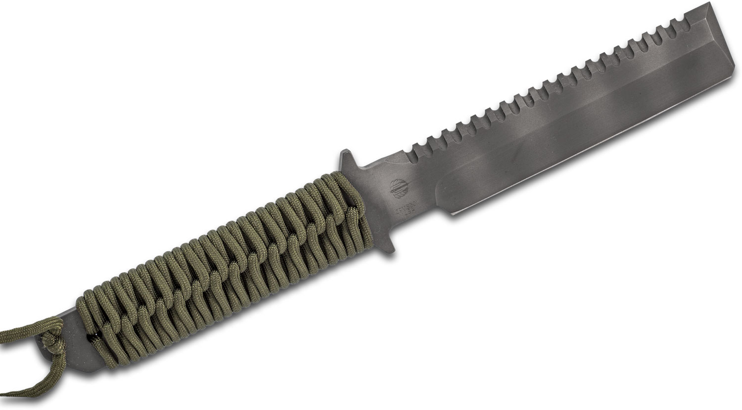 Strider Knives BD Fixed Blade Knife 6" S30V Tiger Stripe Sawback Blunt ...