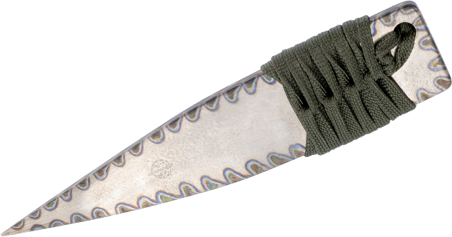 Strider Knives LM Nail Fixed Flamed Titanium Blade, 5.0" Overall, Green ...