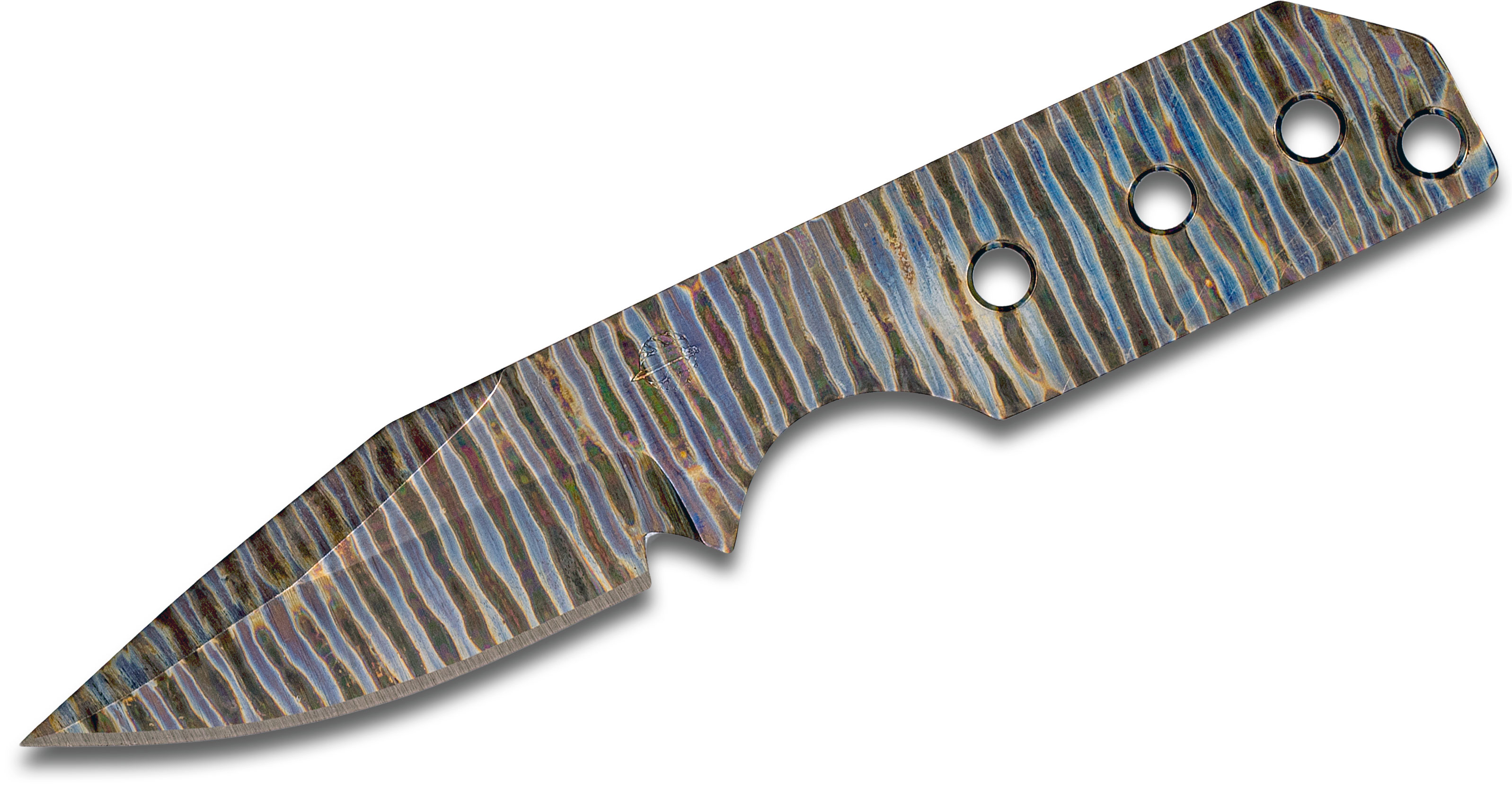 Strider Knives PR Neck Knife 2.75" Flamed Titanium Clip Point Blade ...