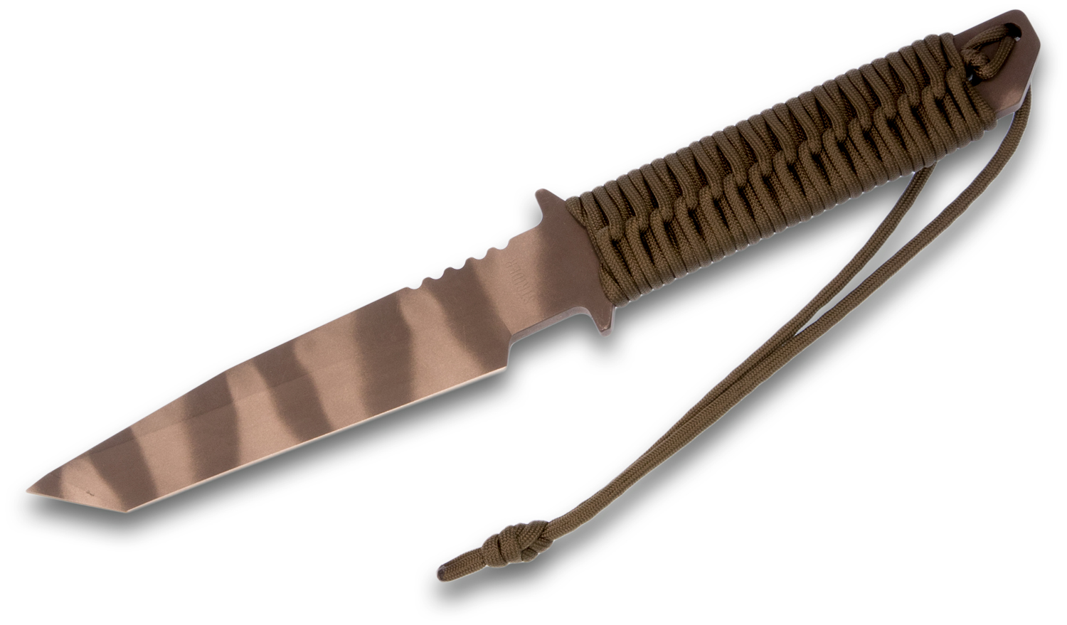 Strider Knives WB Fixed Blade Knife 6" S30V Tiger Striped Tanto, Green ...