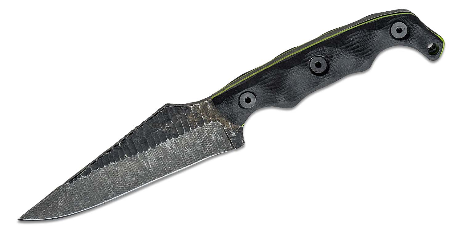 Stroup Knives TU2 Tactical Use Fixed Blade Knife 4.5" 1095 Hand Carved ...