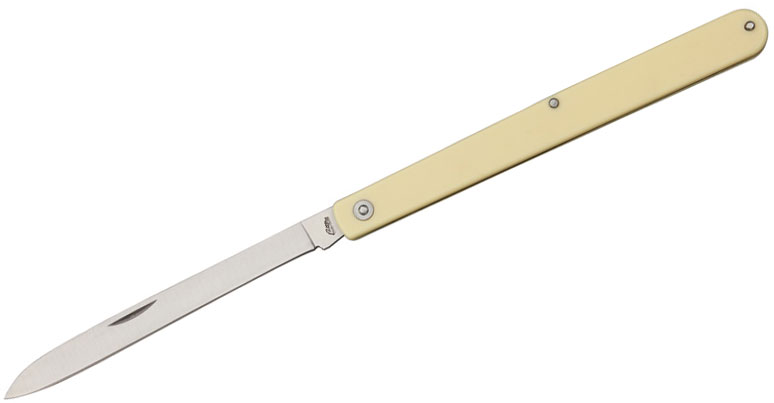 SZCO Harvest Fruit Knife Folding 4-5/8" Spear Point Blade, Alabaster ...