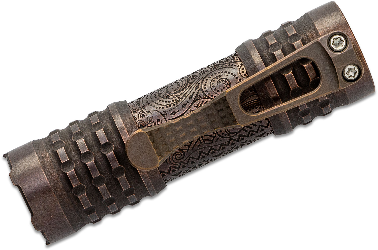 CWF Custom Flashlights/Ti2 Design Custom Hawaiian Engraved Pele ...