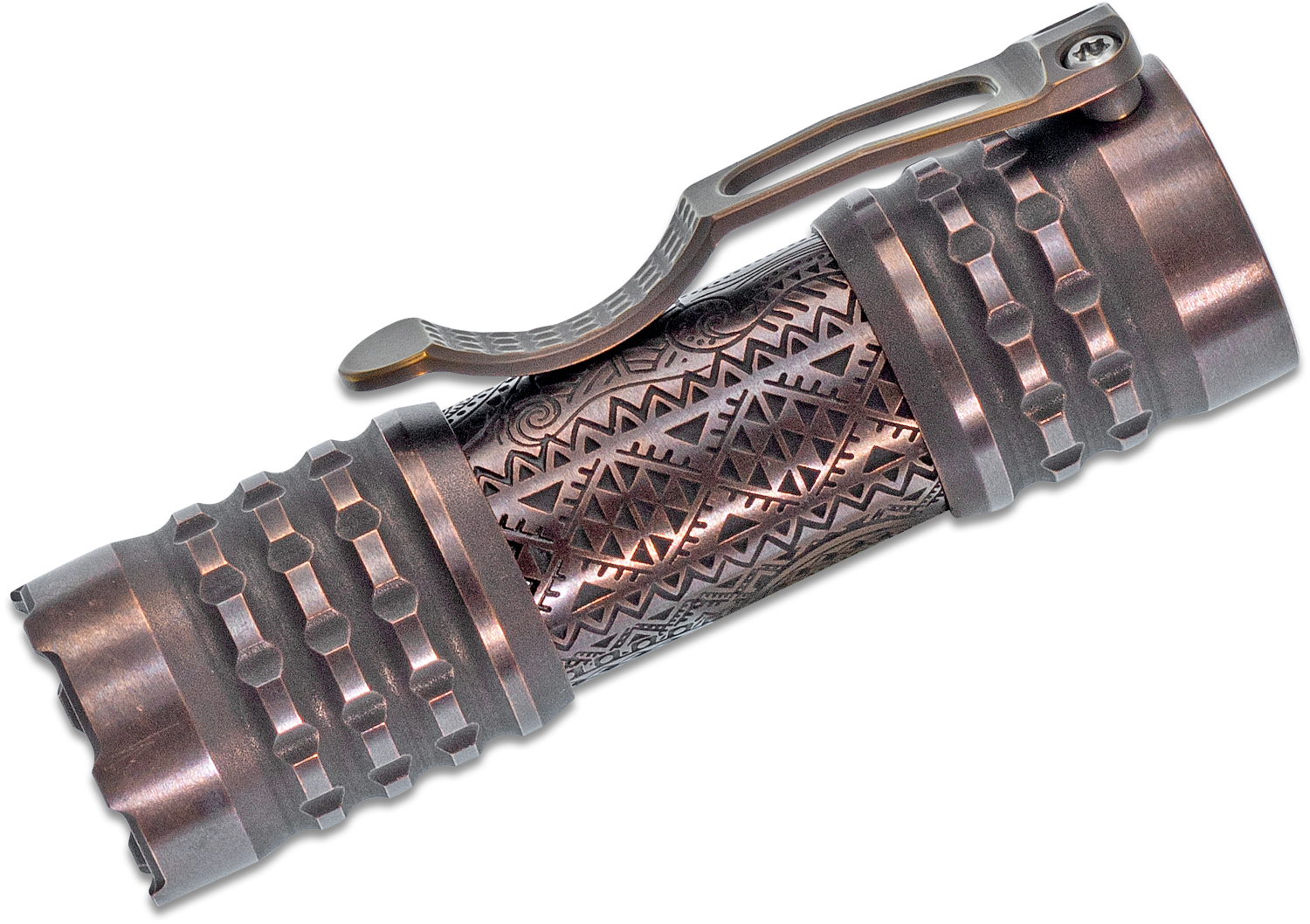 CWF Custom Flashlights/Ti2 Design Custom Hawaiian Engraved Pele ...