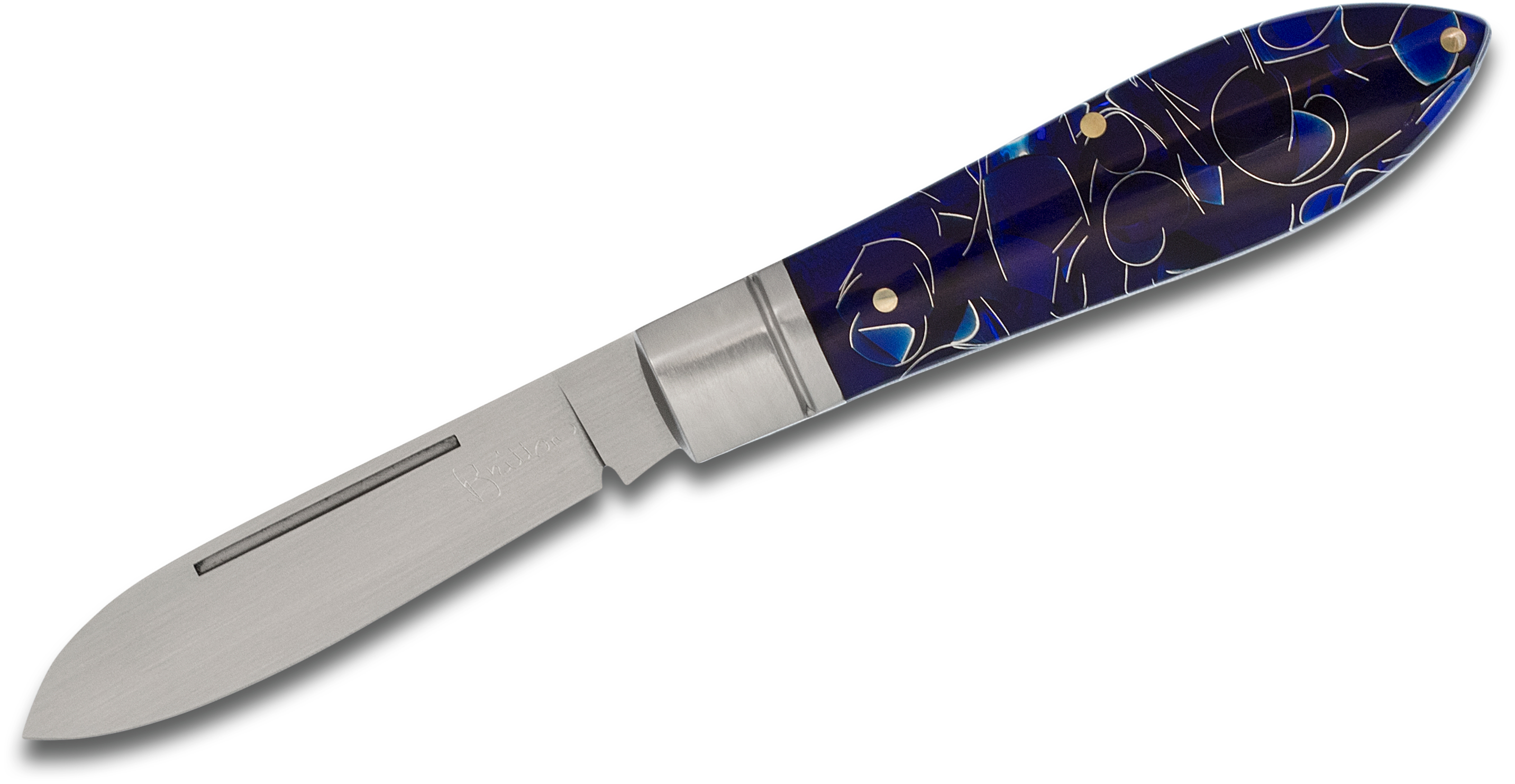 Tim Britton Knives Custom Teardrop Jack Traditional Folder 2.375" BG-42 ...