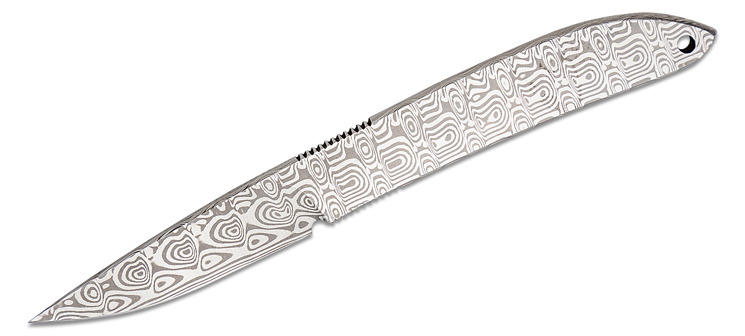 Todd Begg Custom Small Fixed Blade Knife 2.125" Damasteel Drop Point ...