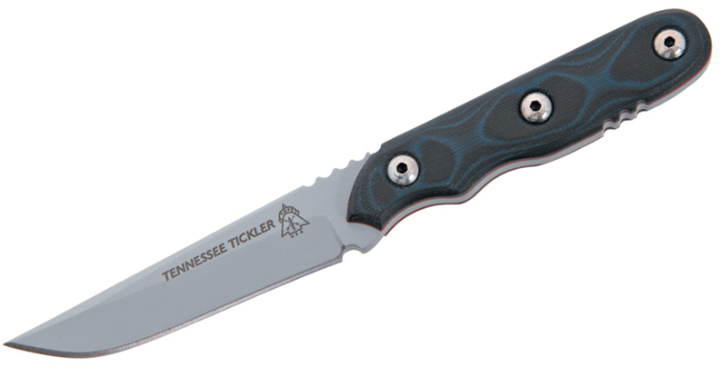 TOPS Knives TNT-01 Tennessee Tickler 3.5" 1095 Straight Back Blade ...