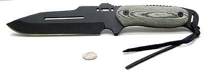 Tops Hawk Recon 6-3 /8" Hunter's Blade Micarta Handle - KnifeCenter ...