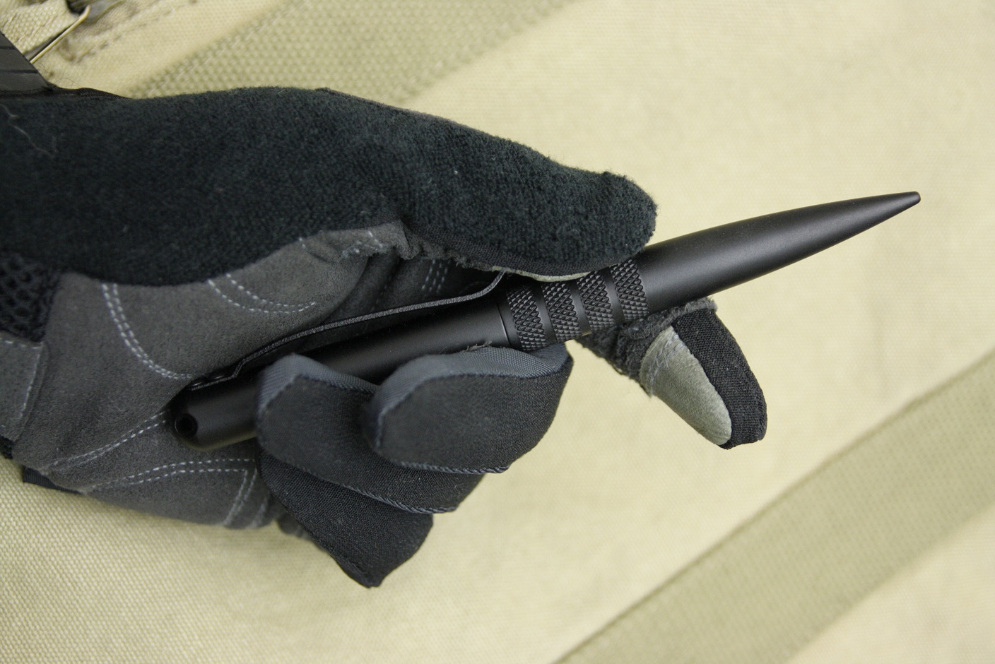 Tuff-Writer Frontline Tactical Pen, Shorty, Midnight Black "Sanitized ...