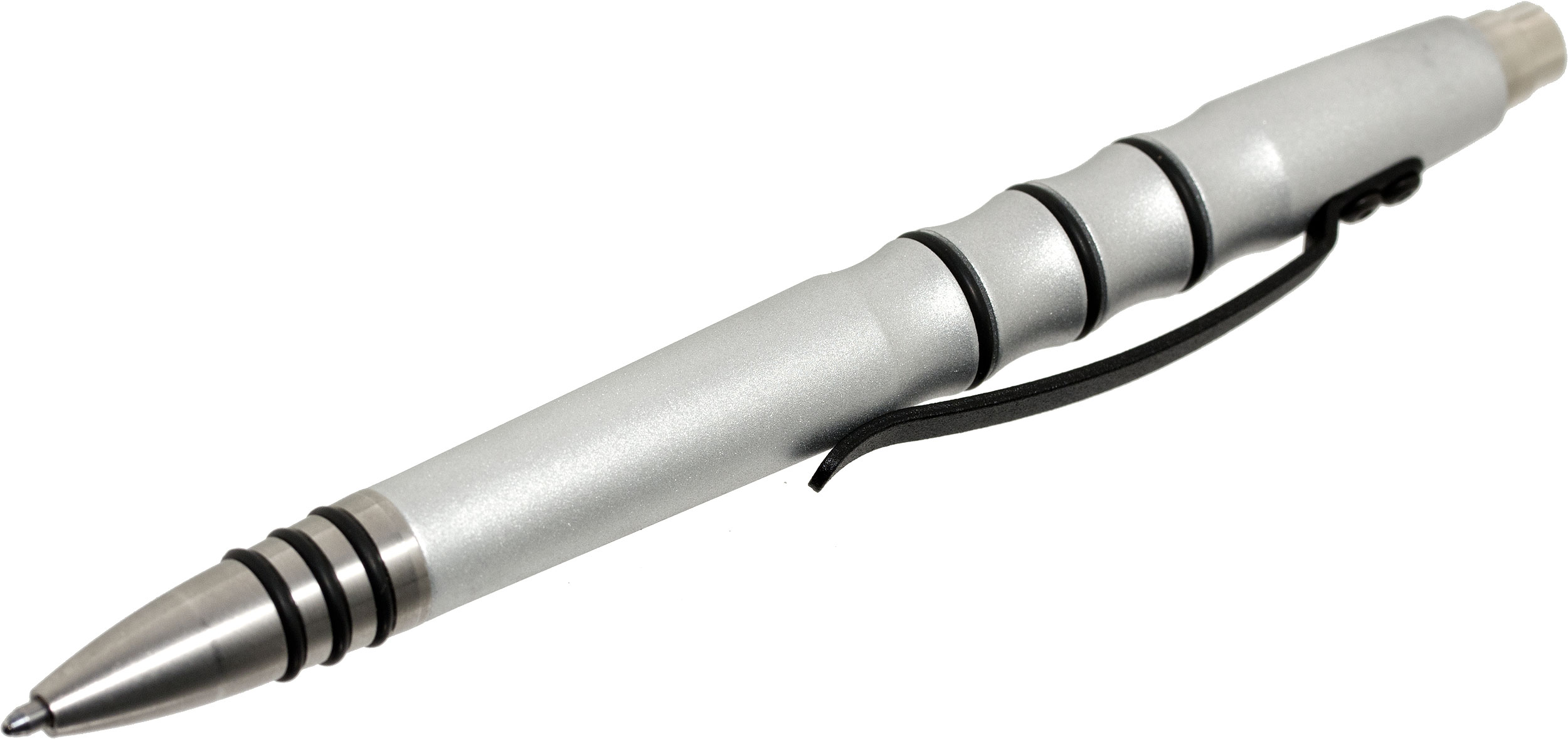 Tuff-Writer Precision Press Tactical Pen, Raw Aluminum (TWP-PPP-AL-SAT ...