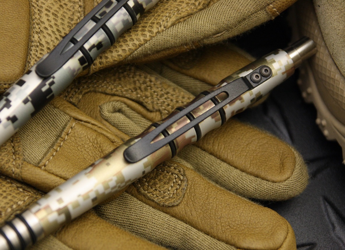 Tuff-Writer Precision Press Tactical Pen, Desert Digicam (TW-PPP-AL-DIG ...