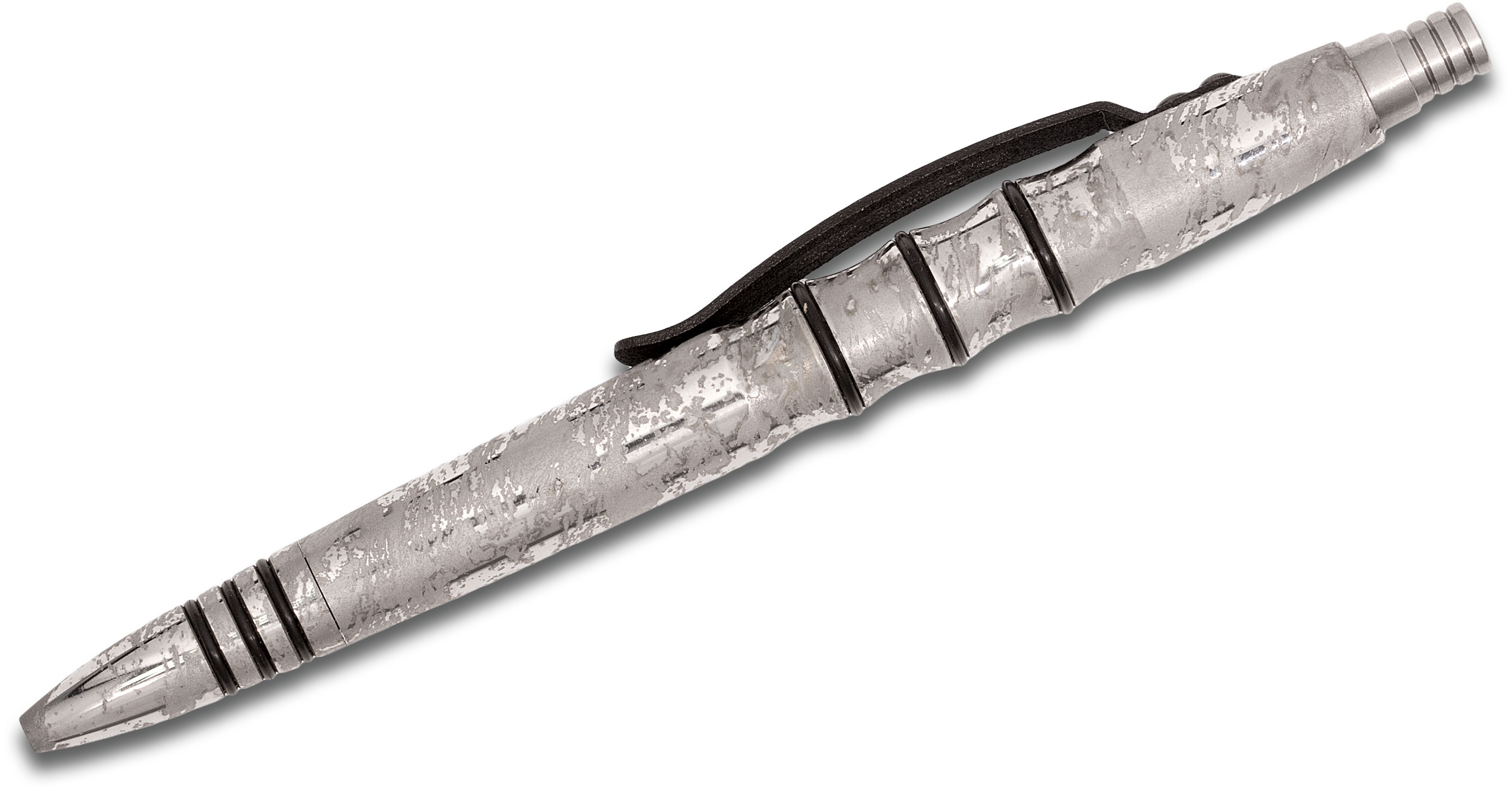 Tuff-Writer Precision Press Tactical Pen, Stainless Steel, Vehement ...